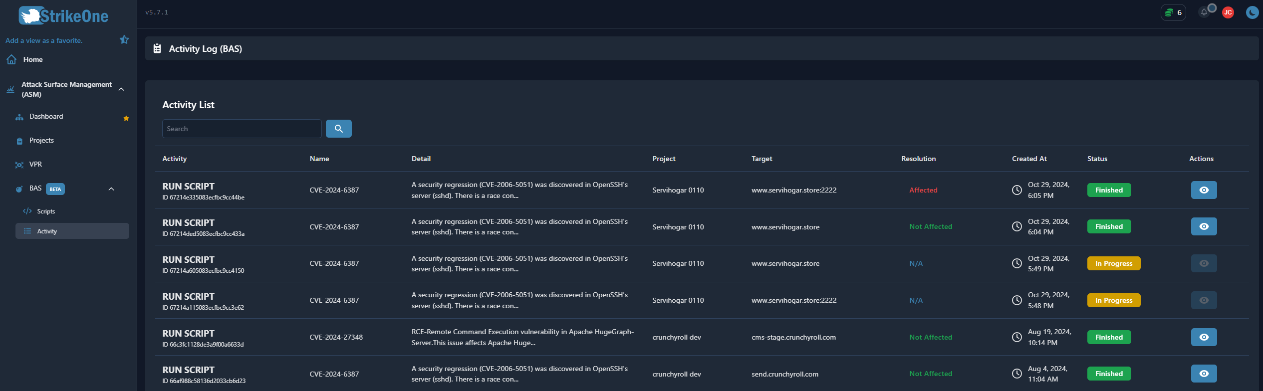 🌐 Attack Surface Management | StrikeOne Docs