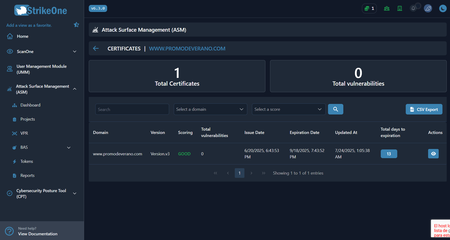 🌐 Attack Surface Management | StrikeOne Docs