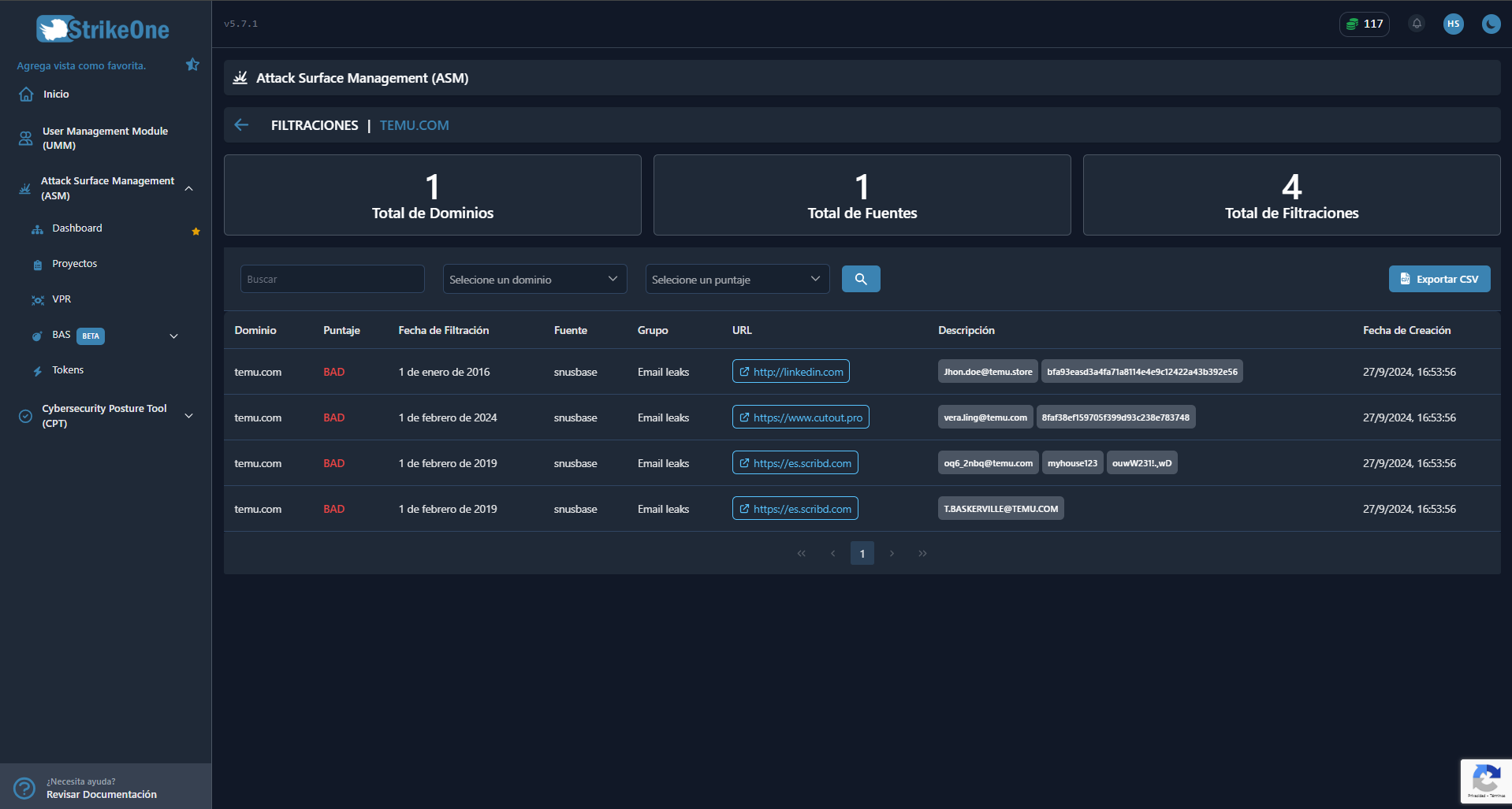 🌐 Attack Surface Management | StrikeOne Docs