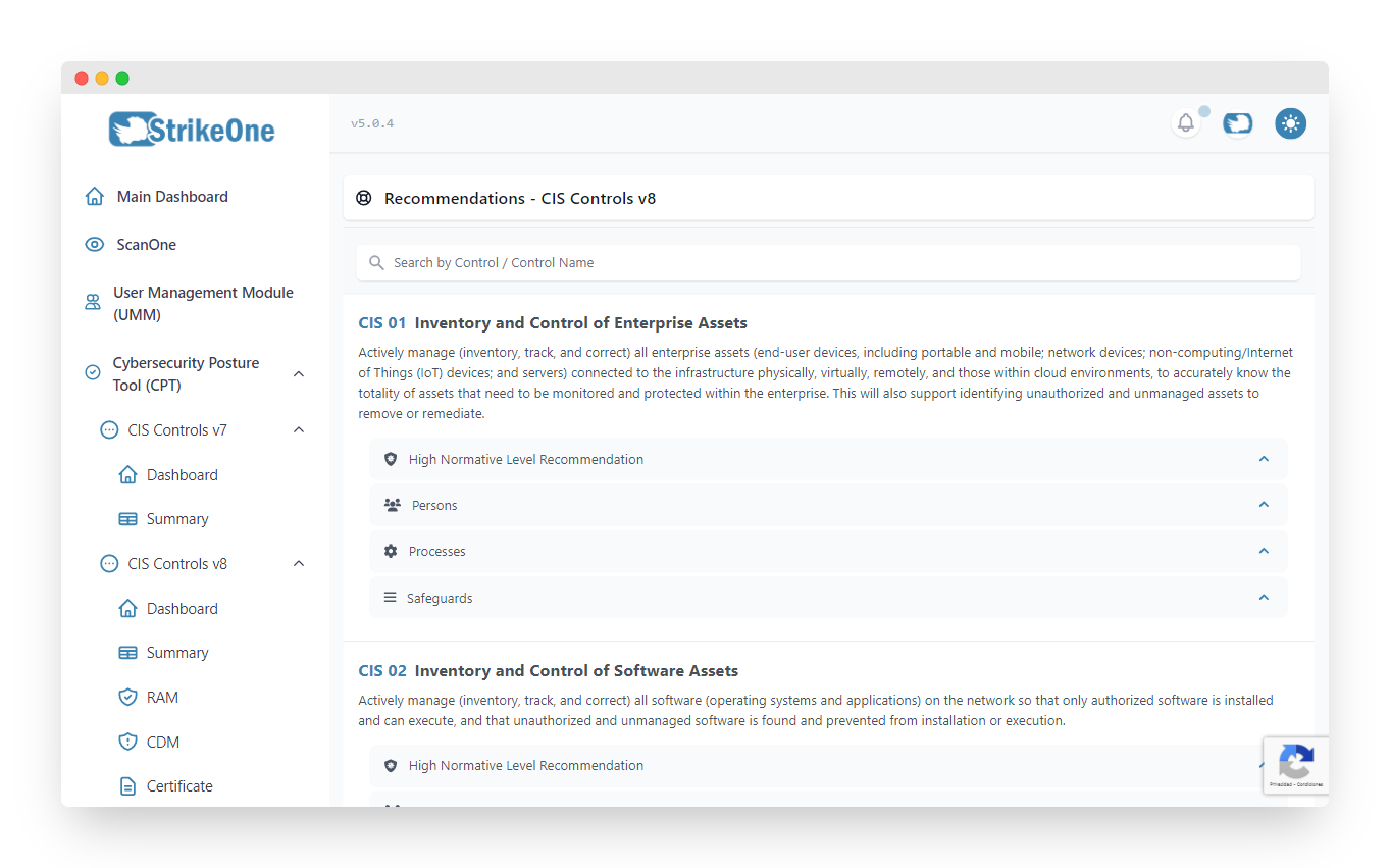 CIS Controls v8 | StrikeOne Docs