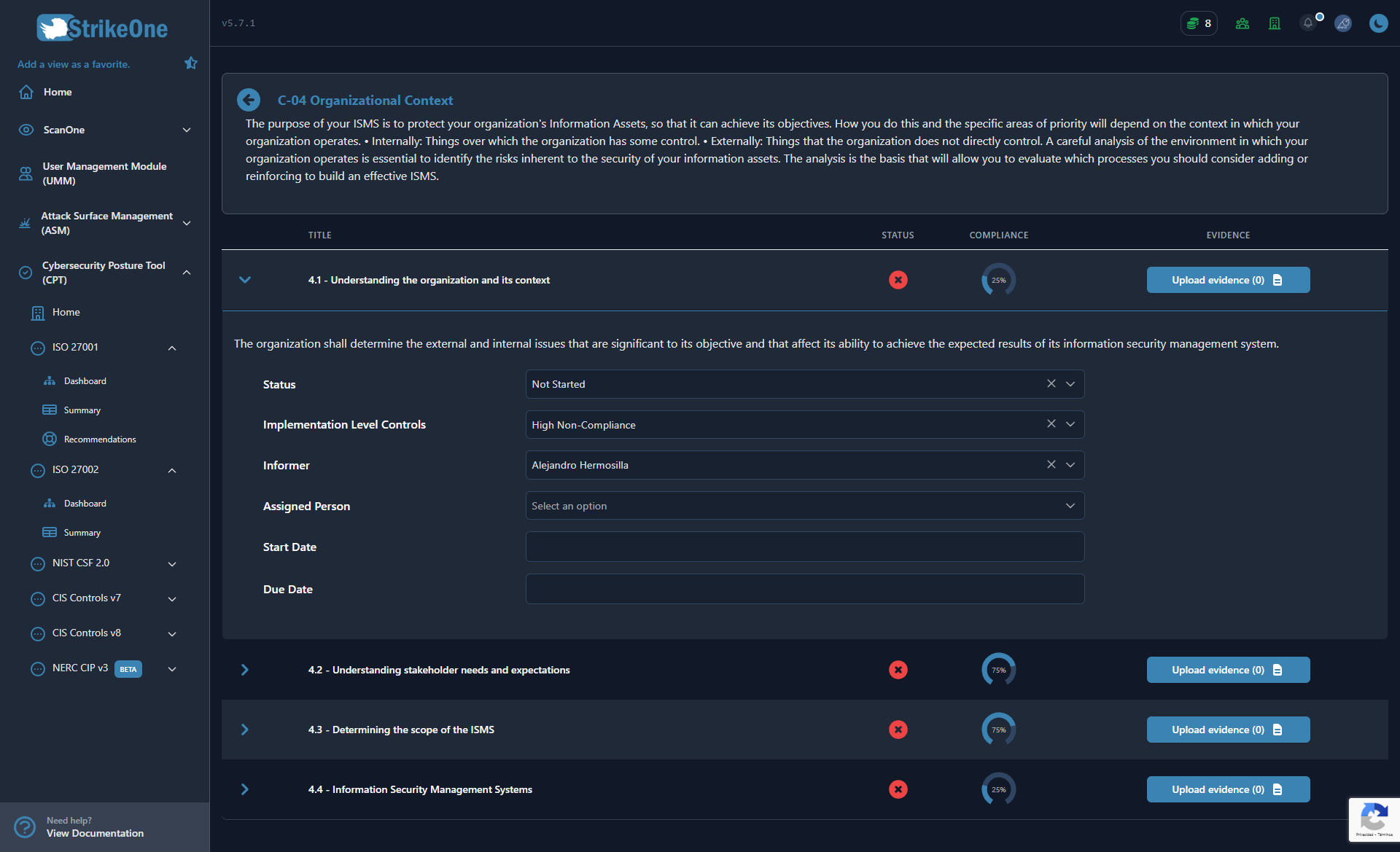 ISO 27001:2022 | StrikeOne Docs