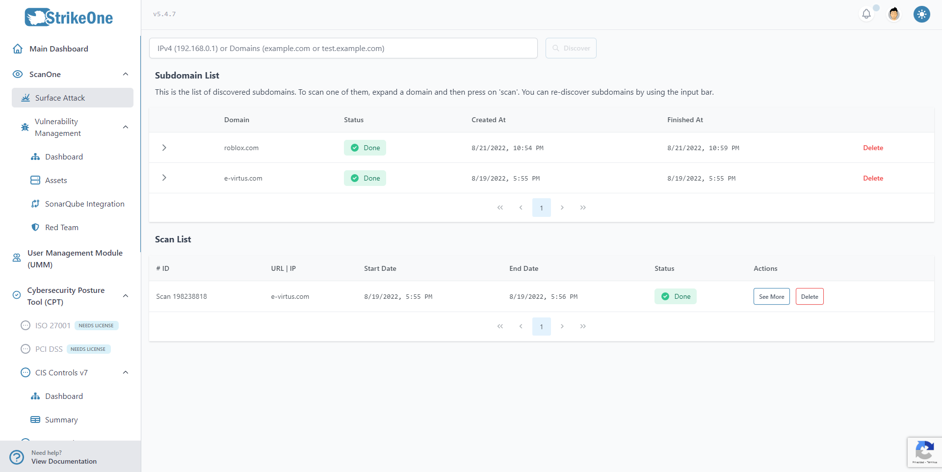 💥 Surface Attack | StrikeOne Docs