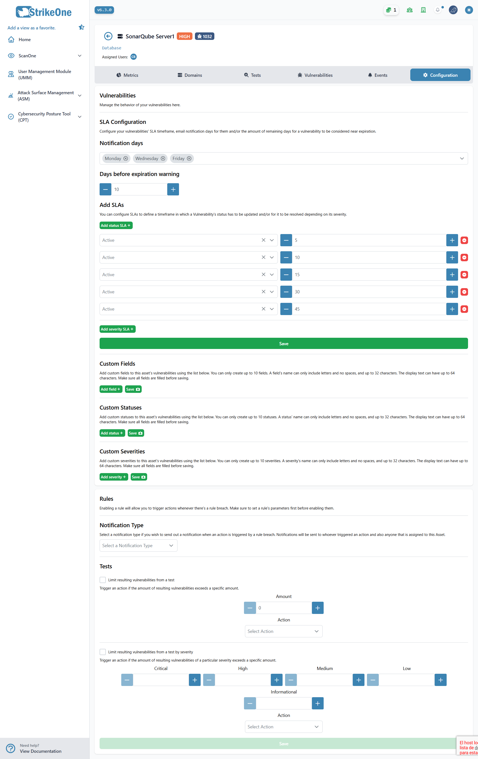 🐞 Vulnerability Management | StrikeOne Docs