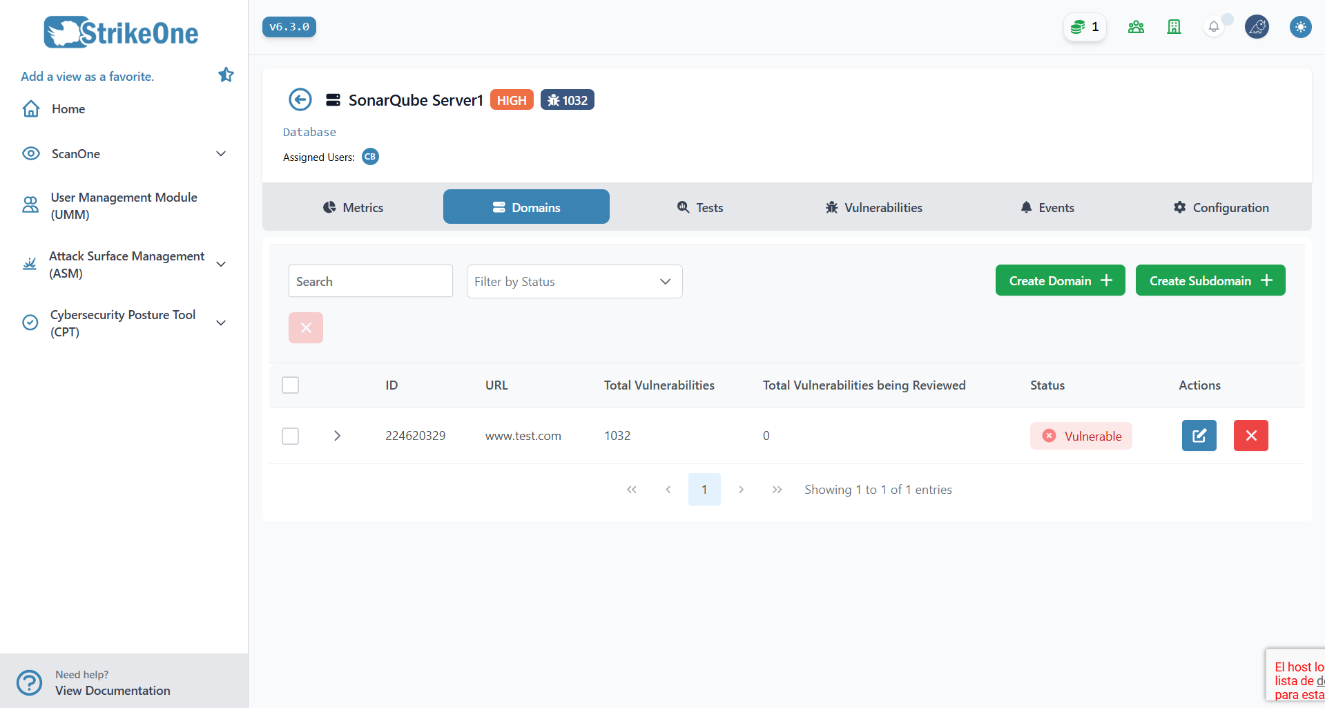 🐞 Vulnerability Management | StrikeOne Docs