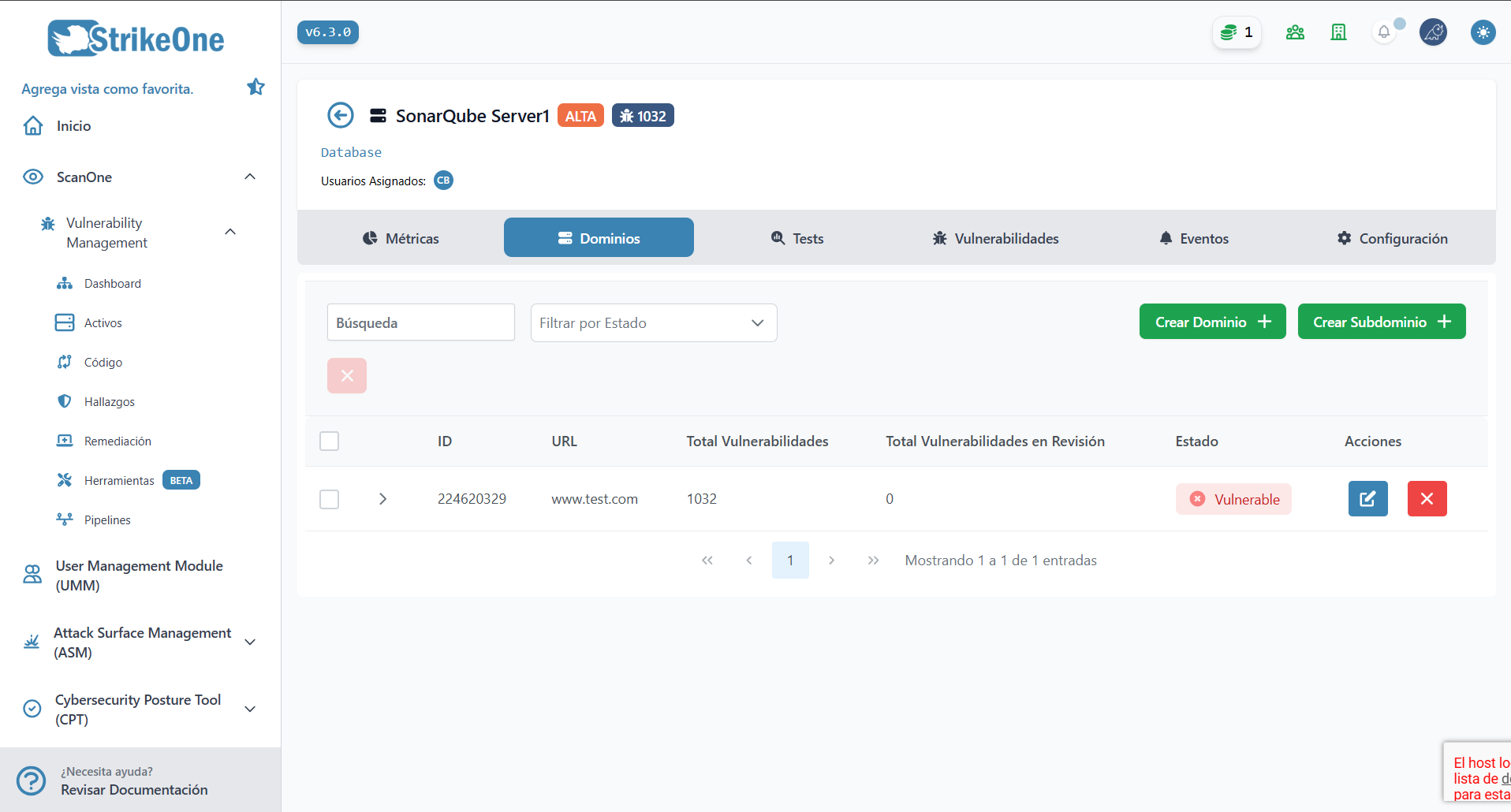 🐞 Vulnerability Management | StrikeOne Docs