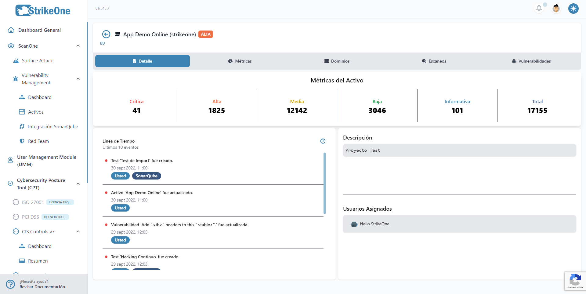 🐞 Vulnerability Management | StrikeOne Docs