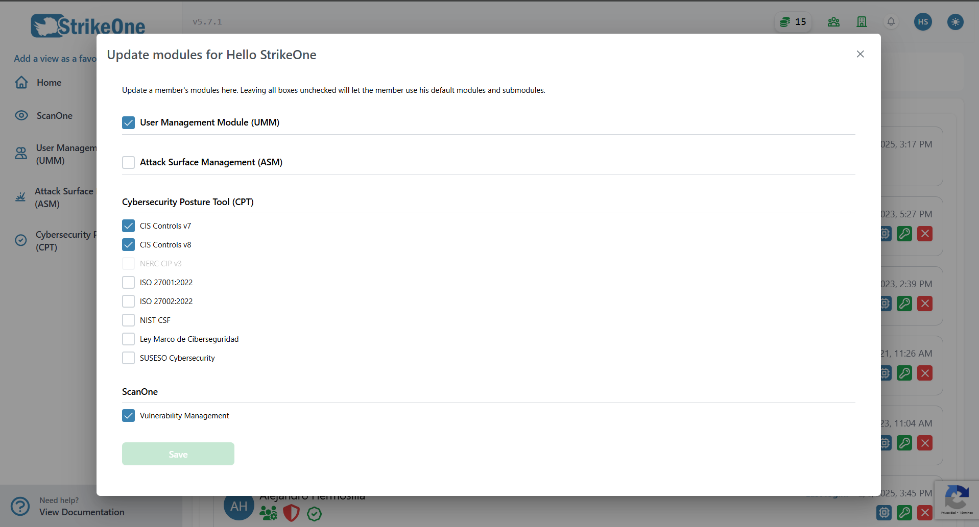👤 User Management Module (UMM) | StrikeOne Docs